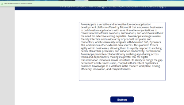 Patch SharePoint Multiple Line Text in Power Apps: A Guide