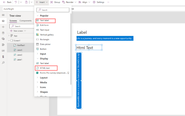 Auto-Width Labels in PowerApps: Efficient Label Resizing