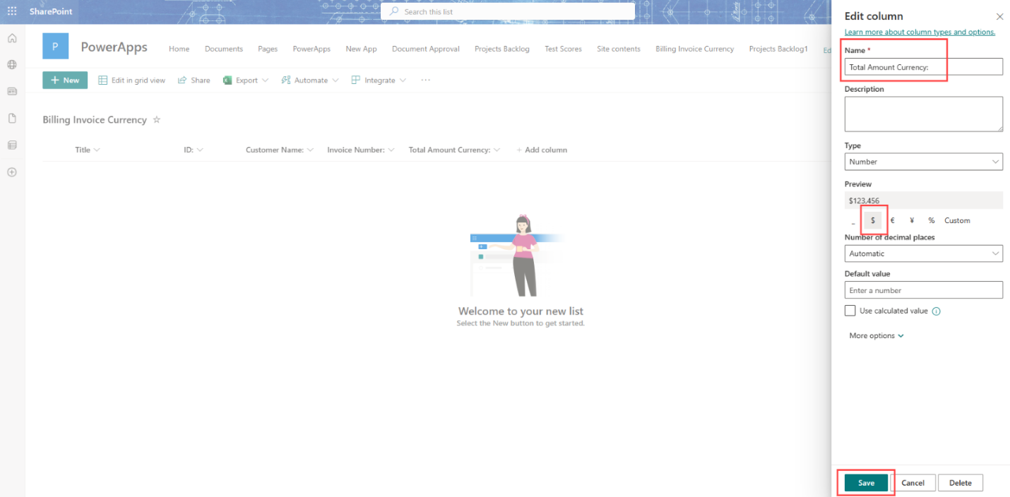 Sharepoint Currency Column Patch Power Apps Guide