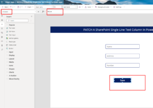 Patching SharePoint Text Columns Using Power Apps Guide