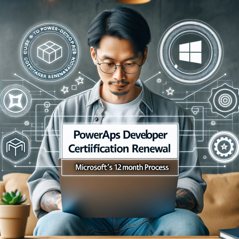 PowerApps Certification Renewal: A Step-by-Step Guide