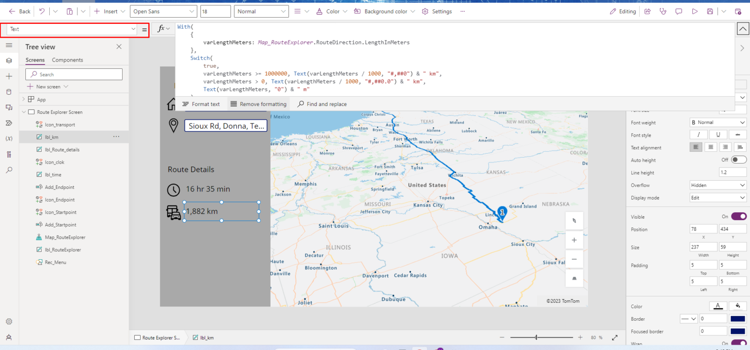 Power Apps Route Finder: Optimizing Delivery Routes