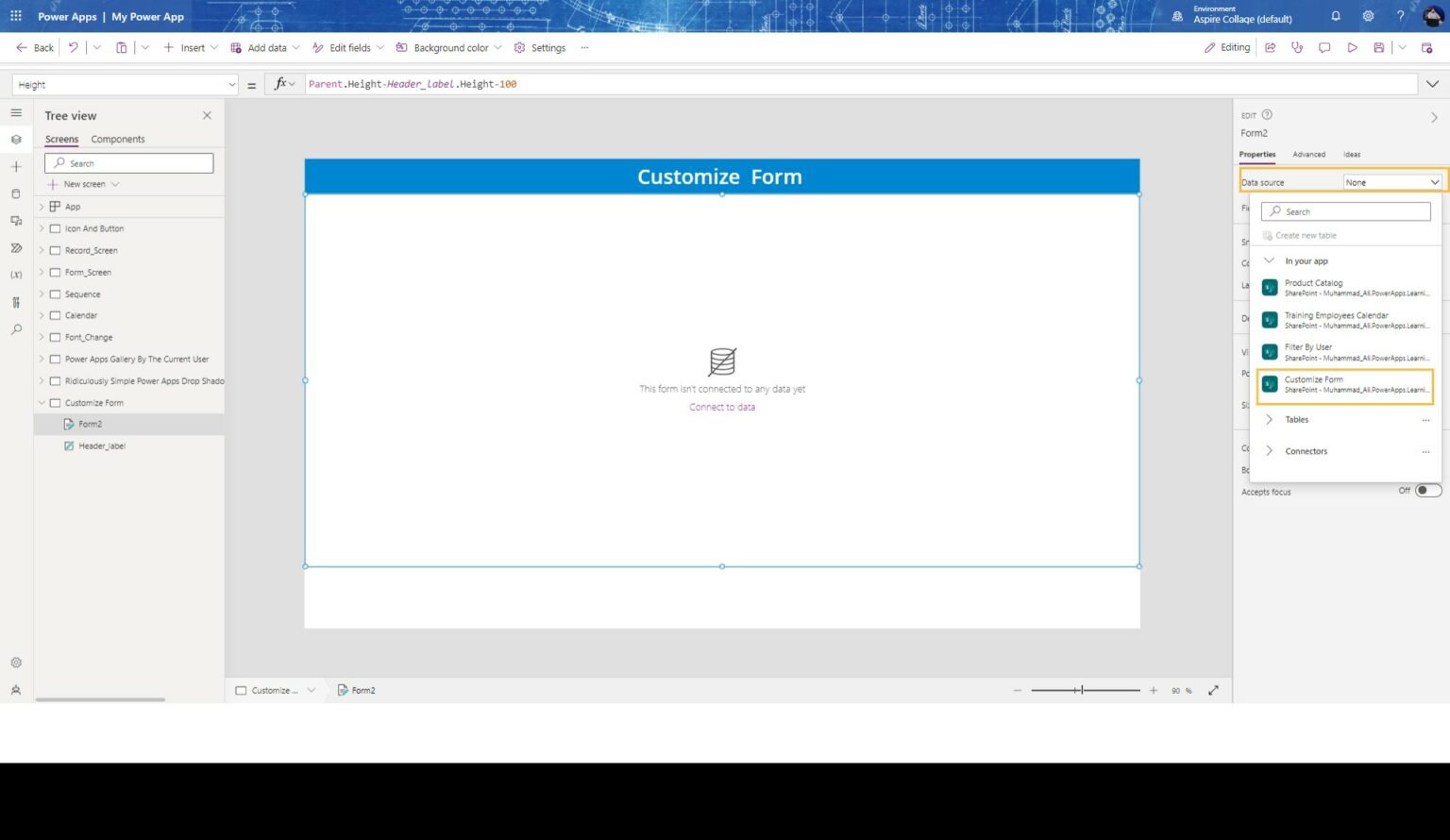 Customize SharePoint List Forms in Power Apps: Complete Guide