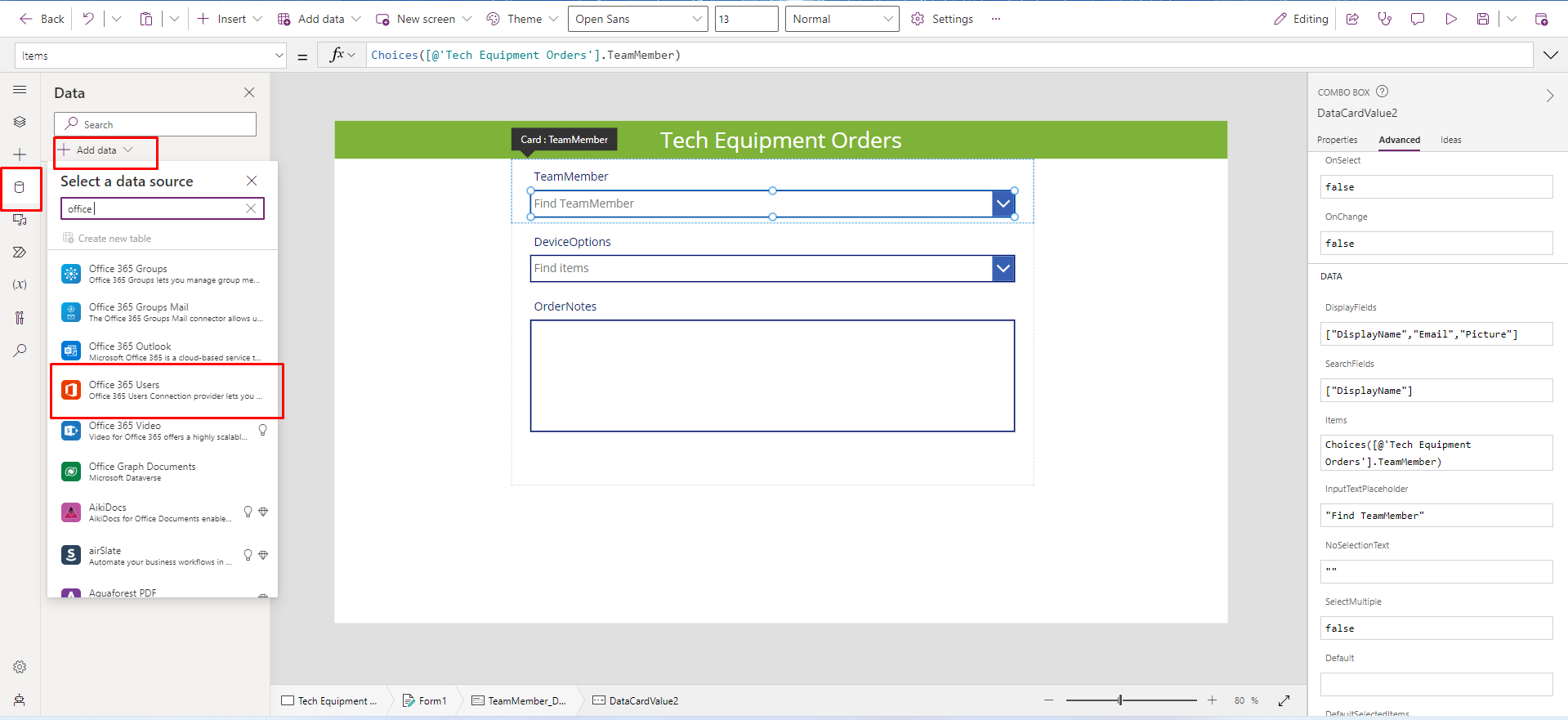 Delegation Guide: Power Apps People Picker & Orders