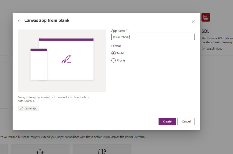 Build a Power App: Guide for Issue Tracking Solutions