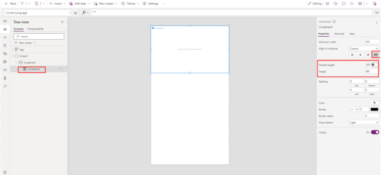 Curved Header UI Design in Power Apps Tutorial