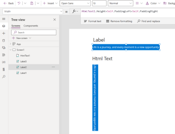 Auto-Width Labels in PowerApps: Efficient Label Resizing