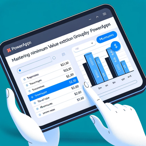 PowerApps Minimum Value GroupBy - Optimize Data Collections