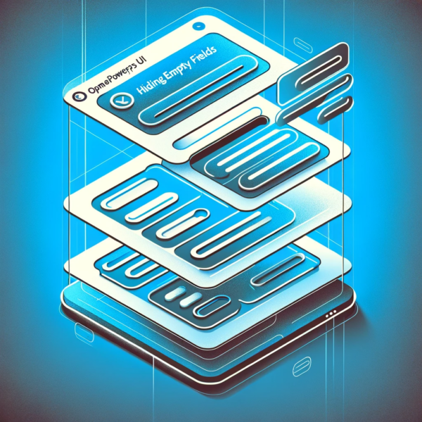 PowerApps UI Optimization: Streamline with Hidden Fields