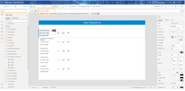 Power Apps Text Functions: Comprehensive Guide with Examples