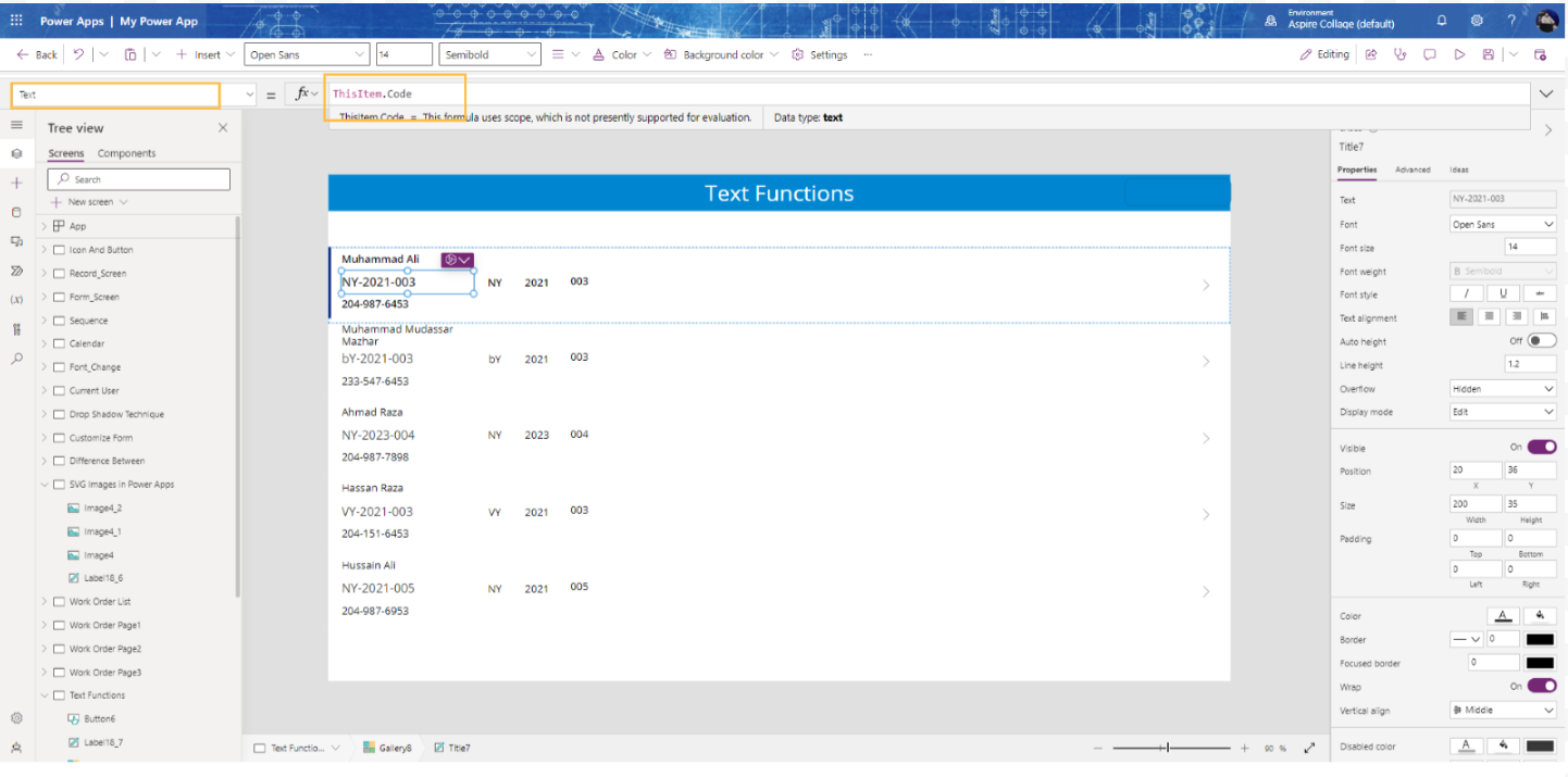 Power Apps Text Functions: Comprehensive Guide with Examples