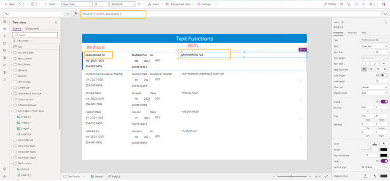 Power Apps Text Functions: Comprehensive Guide with Examples