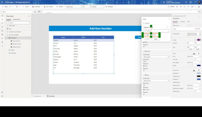 Generating Row Numbers in Power Apps: A Comprehensive Guide.