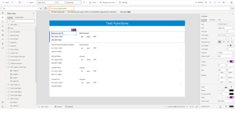 Power Apps Text Functions: Comprehensive Guide with Examples
