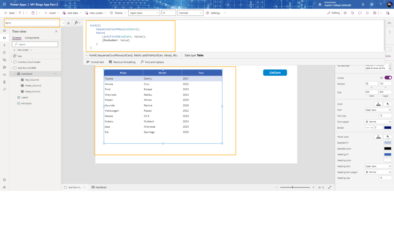 Generating Row Numbers in Power Apps: A Comprehensive Guide.