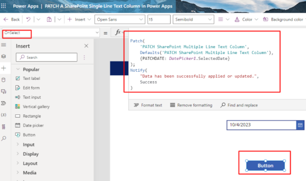 Learn How to Patch SharePoint Choices with Power Apps