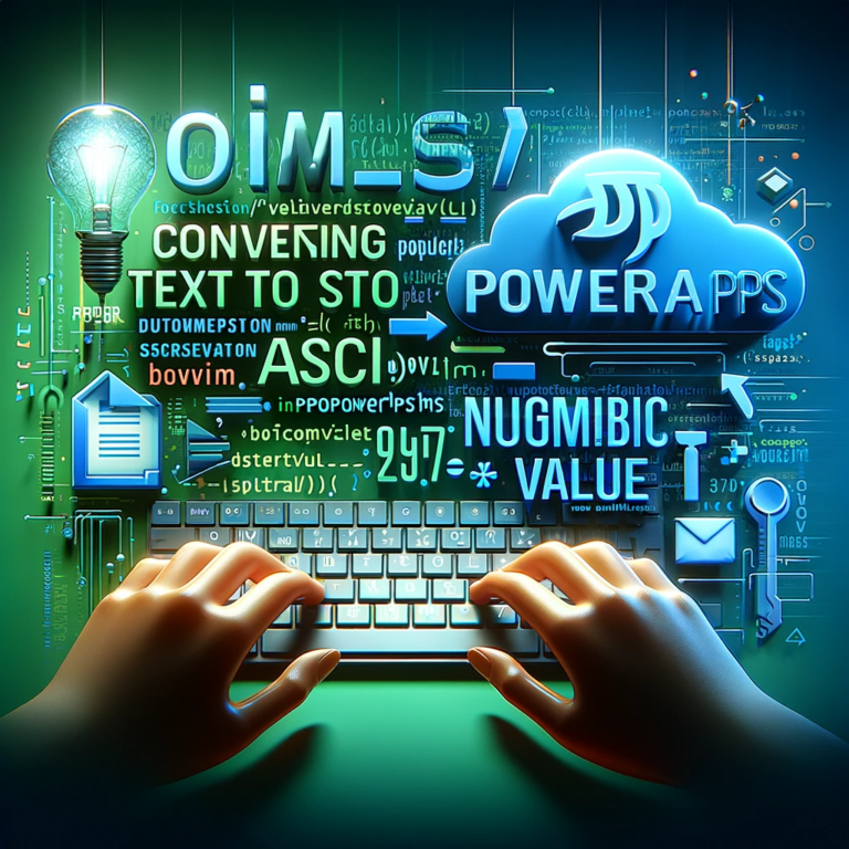 Convert Text to ASCII PowerApps: A Step-by-Step Guide