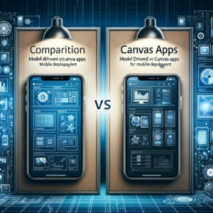 Mobile Power Apps - Comparing Model Driven and Canvas