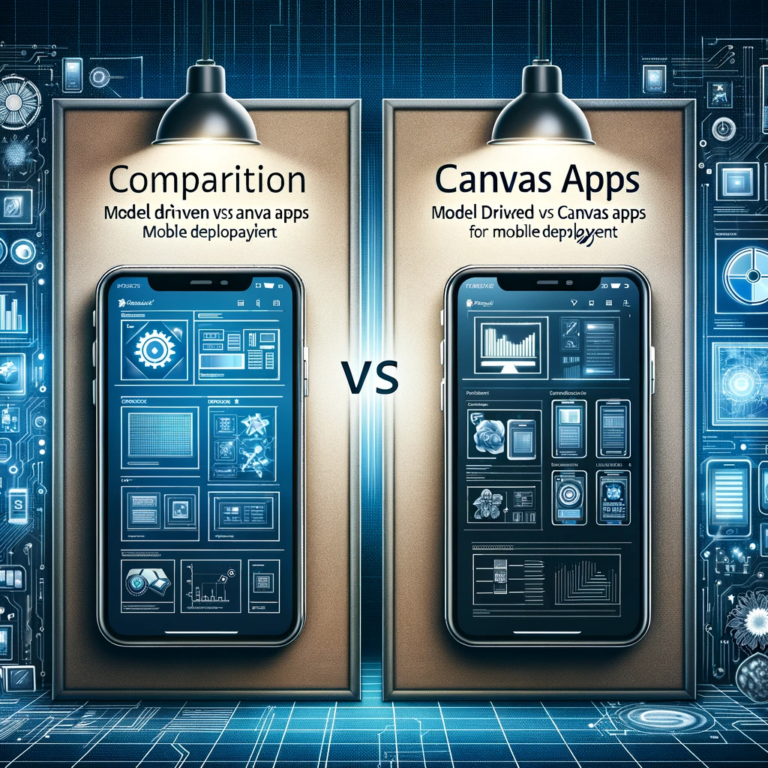 Mobile Power Apps Comparing Model Driven And Canvas